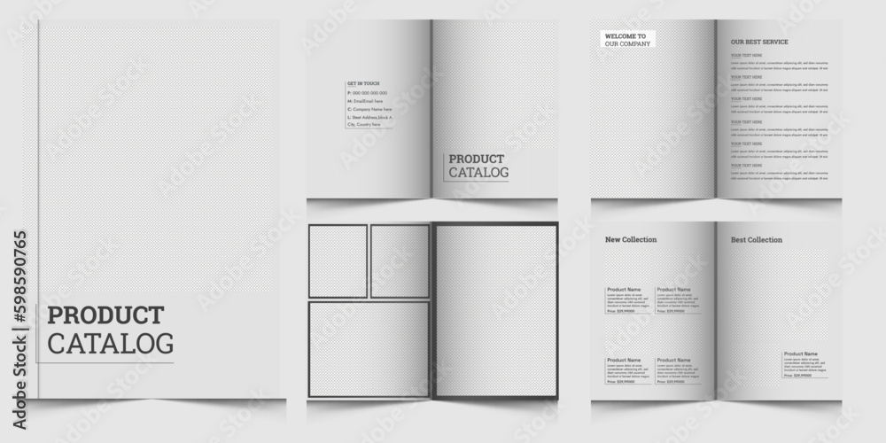 Modern product catalog design, Company product catalogue design, modern ...