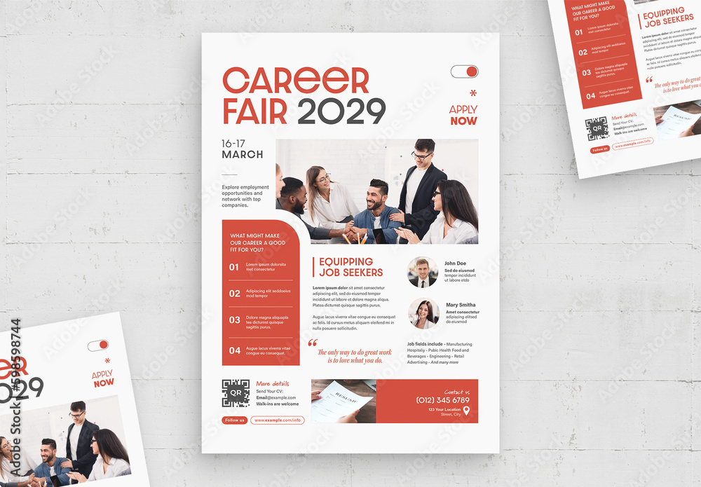 Modern Business Event Flyer Template Stock Template | Adobe Stock