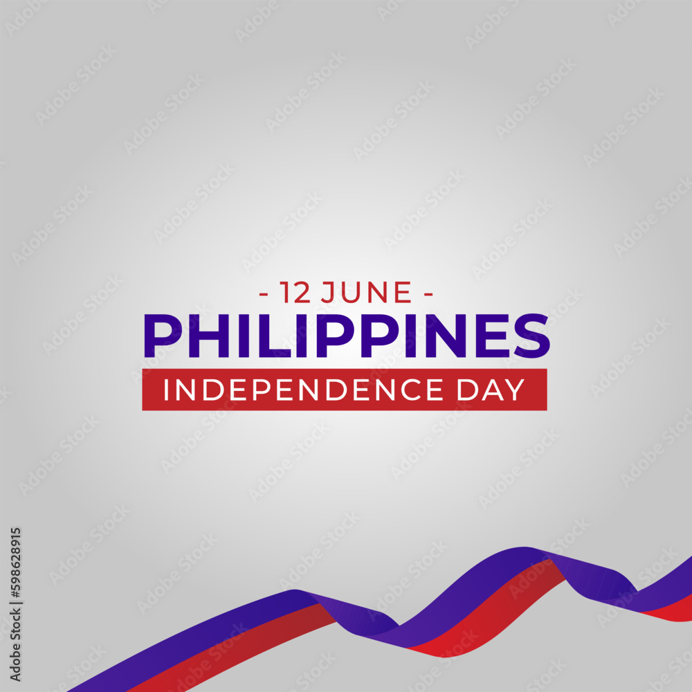 Philippine Independence Day. Patriotic poster design Stock Vector ...