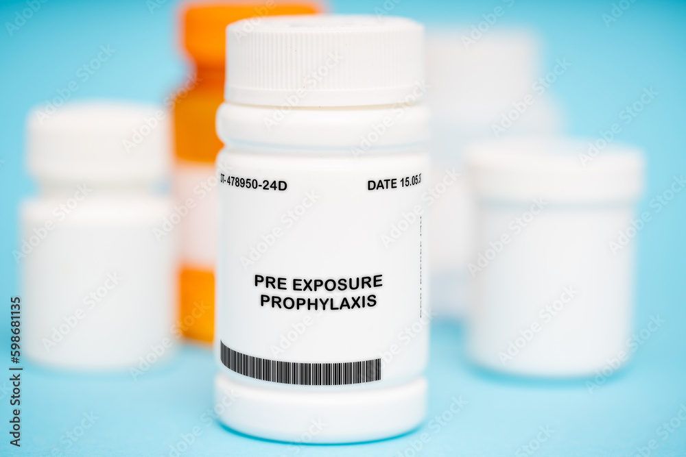 Pre Exposure Prophylaxis medication In plastic vial Stock Photo | Adobe ...