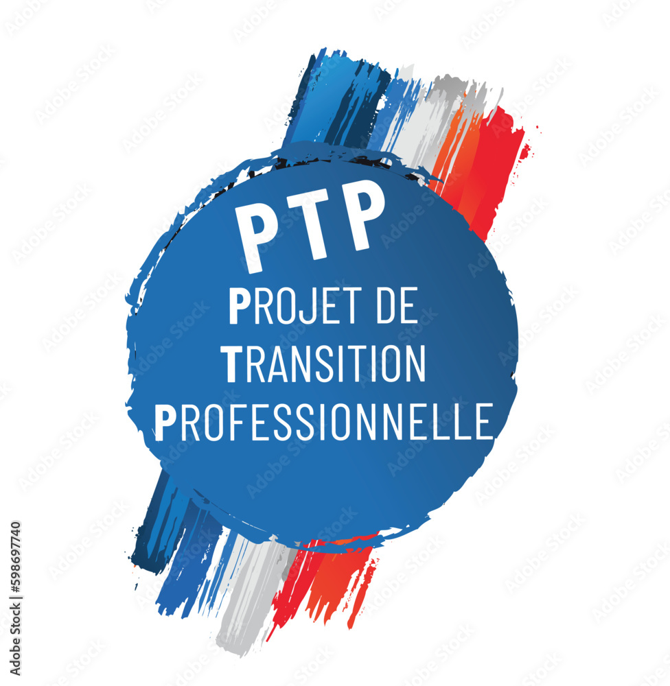 PTP - projet de transition professionnelle Stock Vector | Adobe Stock