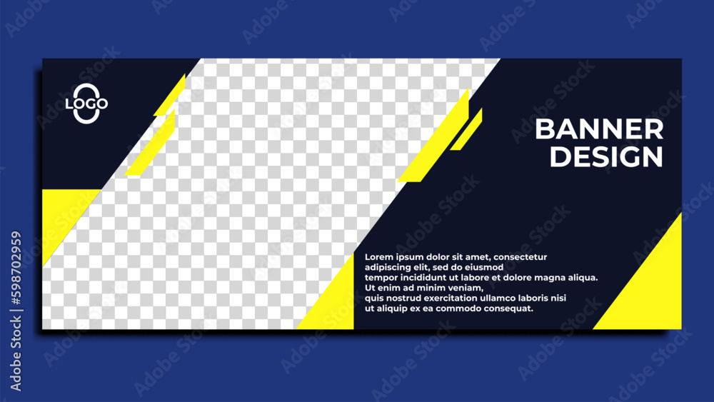 modern and minimalism banner design template for print and social media ...