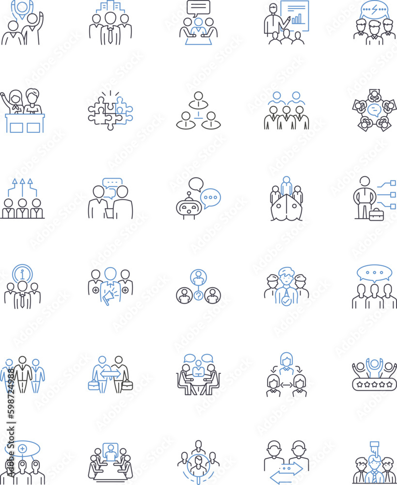 Troop line icons collection. Military, Formation, March, Regiment ...