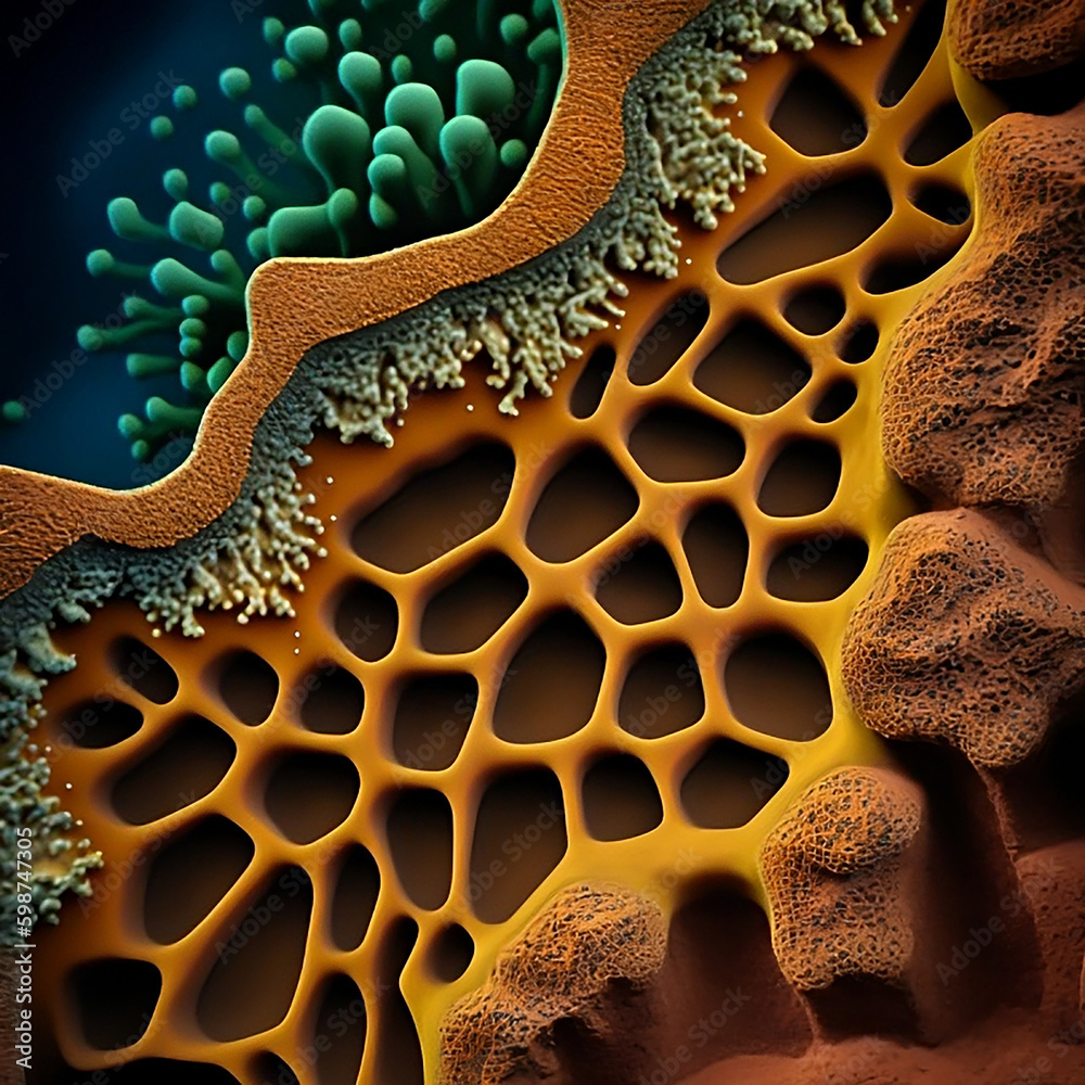 A very high resolution of a microscopic think layer of a mixed ...