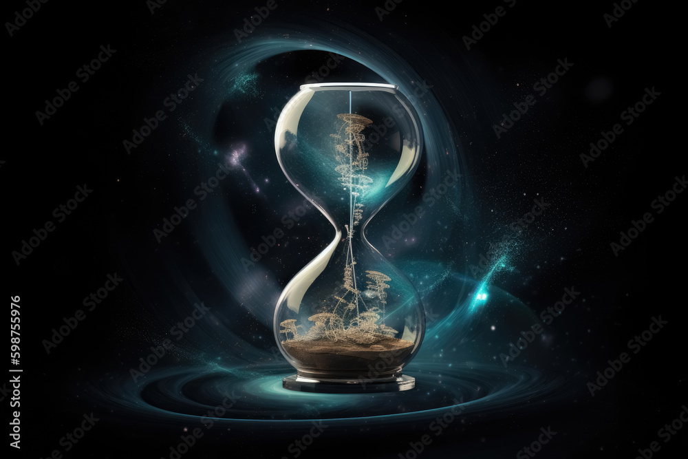 The concept of space and time in the theory of reality created with ...