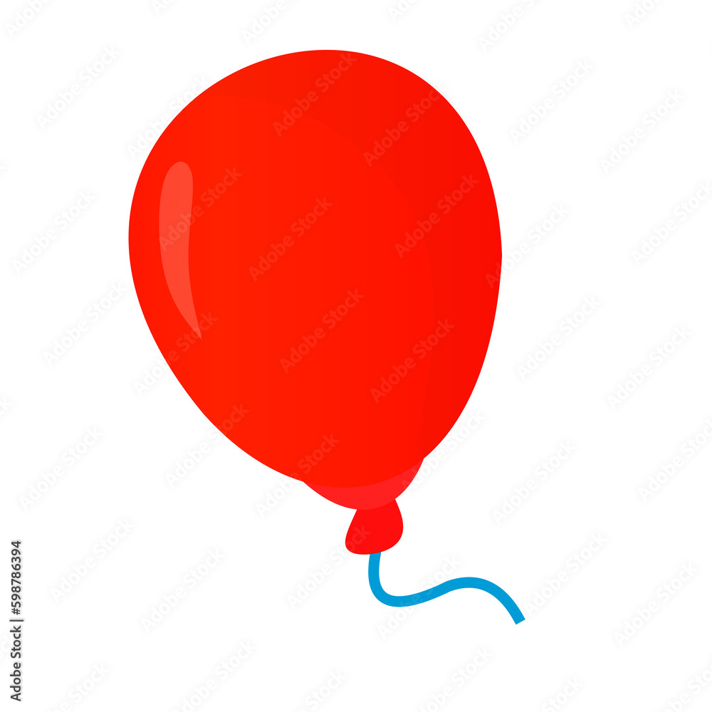 red balloon emoji transparent png sticker icon.Merry Christmas.Happy ...