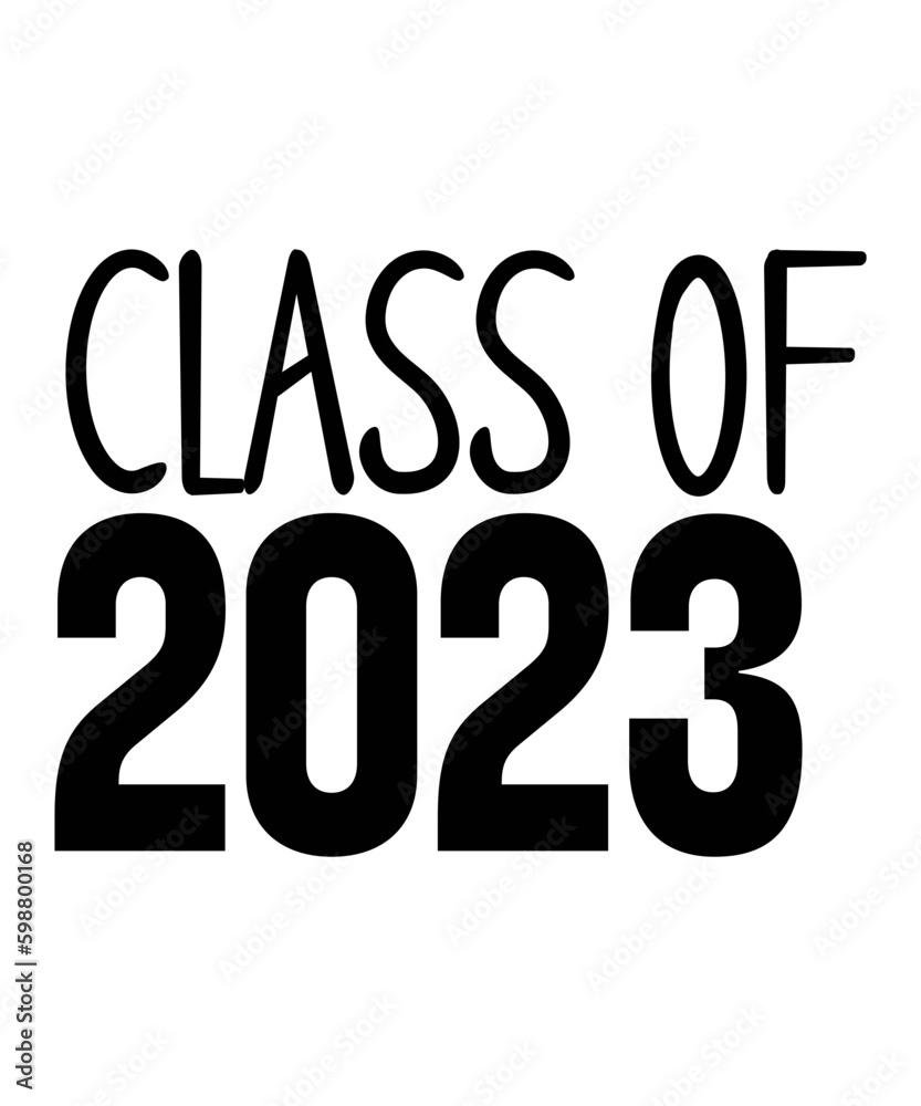 Vetor de Graduation SVG Bundle, Proud Graduate 2023 SVG, Senior 2023 ...
