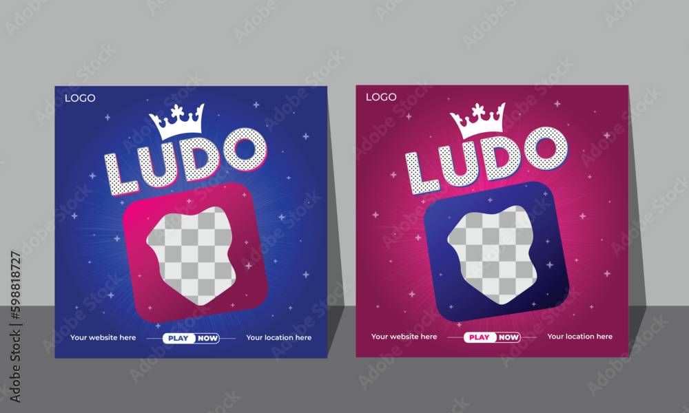 Ludo of an background Ludo game post design ludo game logo ludo dice ...