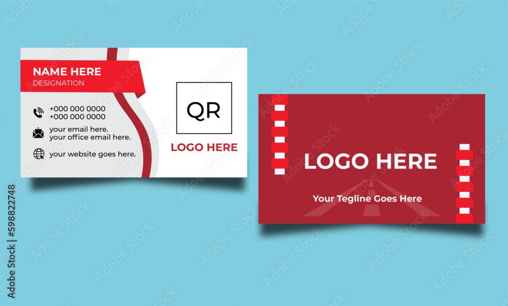 Title : Business card. Visiting card ,vector , professional Business ...