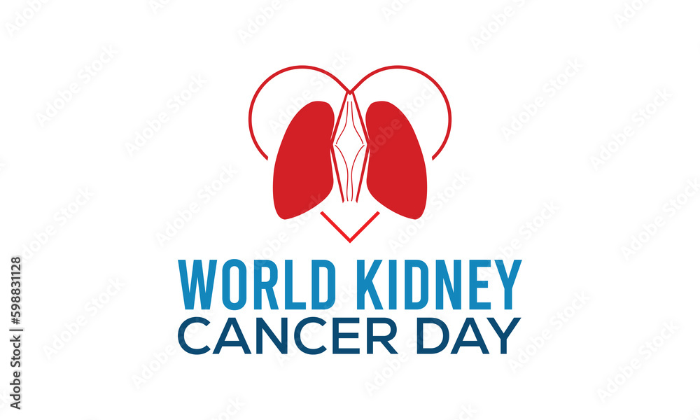 World Kidney cancer Day is a global health awareness day. banner design ...