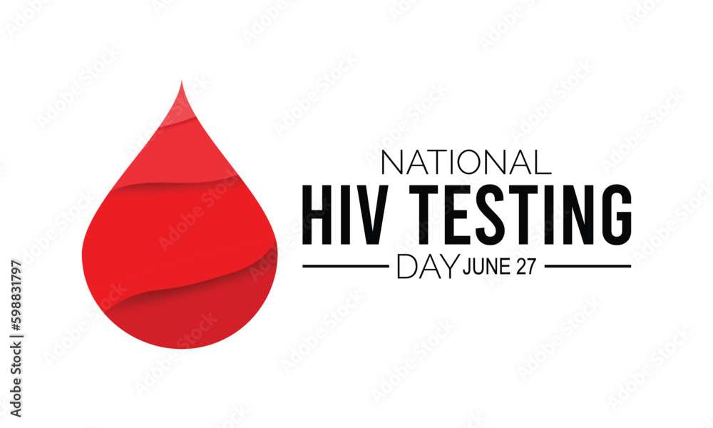 HIV Testing day. June 27. Annual health awareness day. banner design ...