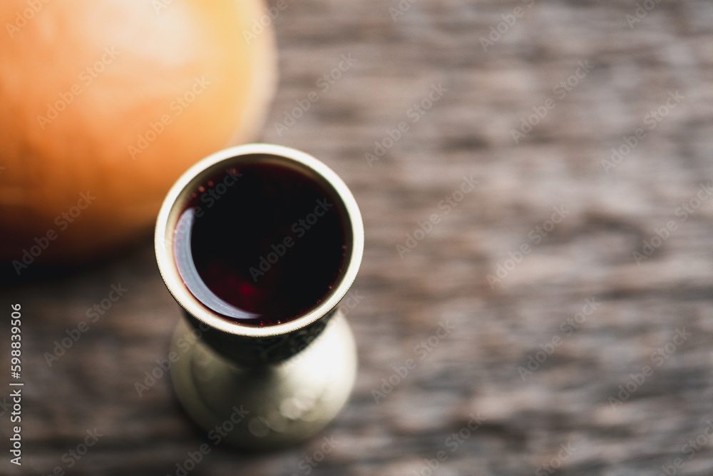 Fotografia do Stock: Concept of Eucharist or holy communion of ...