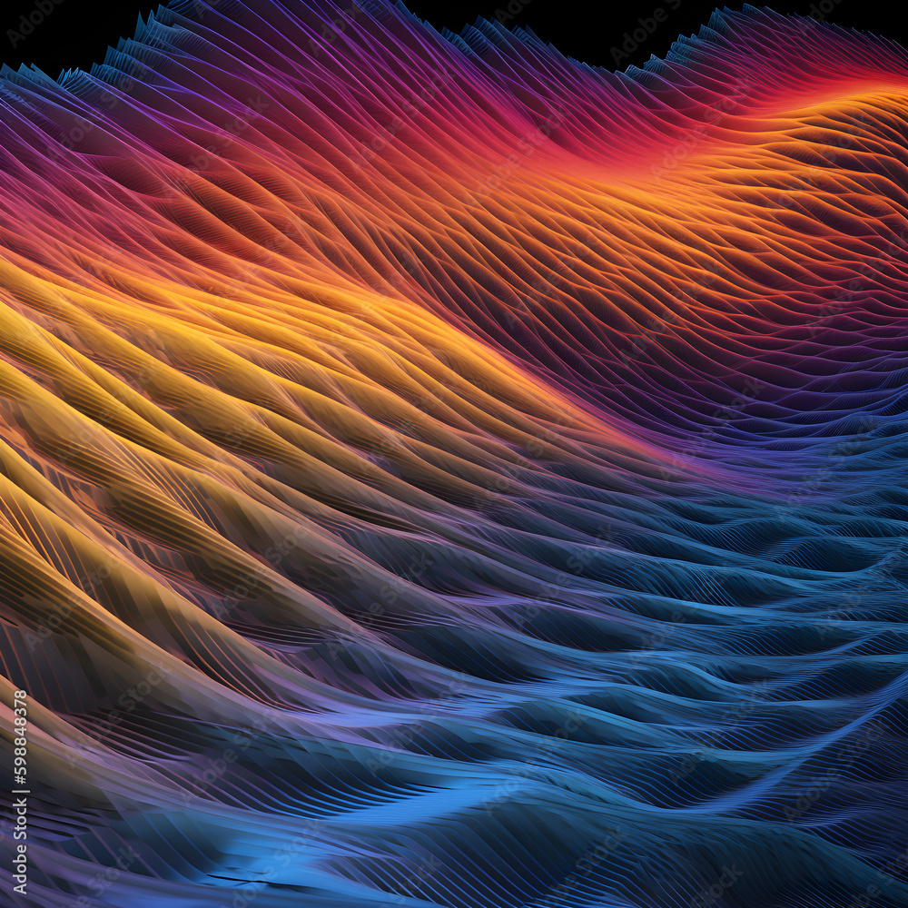 Chevron CFD visualisation pattern, physics simulation, State of the art ...