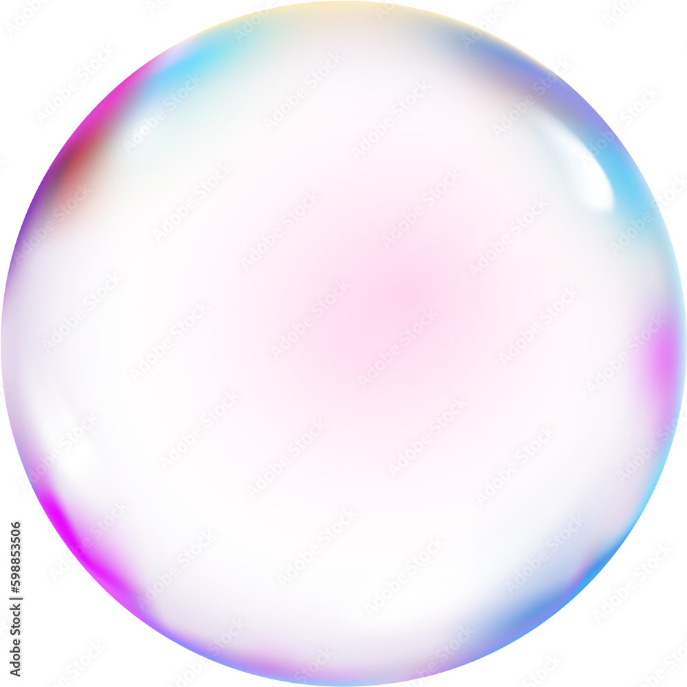 Transparent sphere bubble, PNG fils no background Stock Illustration ...