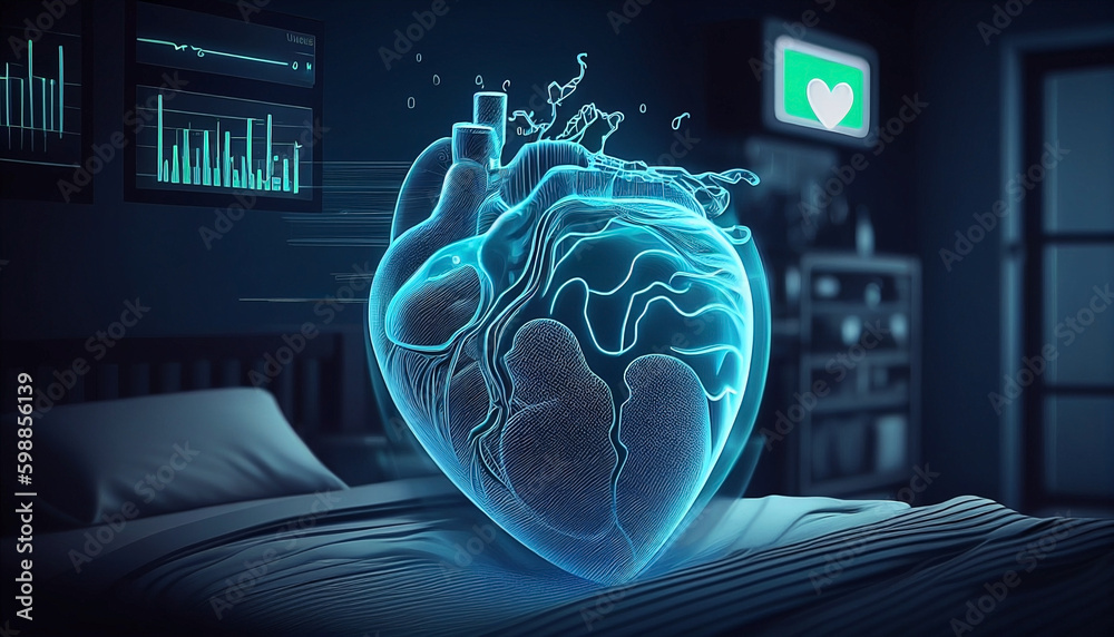 heart beat diagram statistic. diagram health data concept of heart and ...