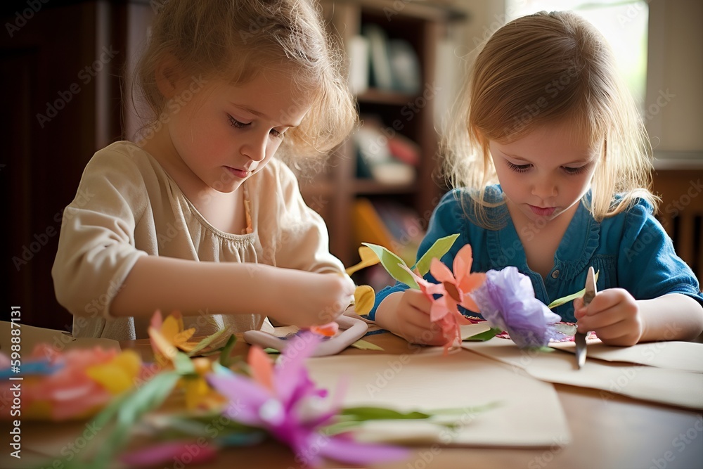 Heartwarming images capturing the joy and creativity of kids making ...