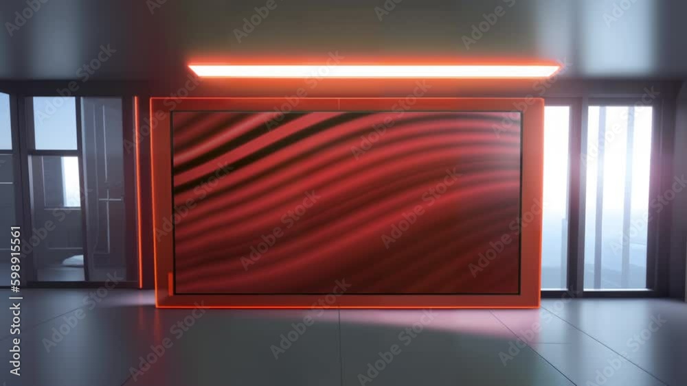 Virtual Wedding Ceremony Set Background Loop for a Romantic and ...