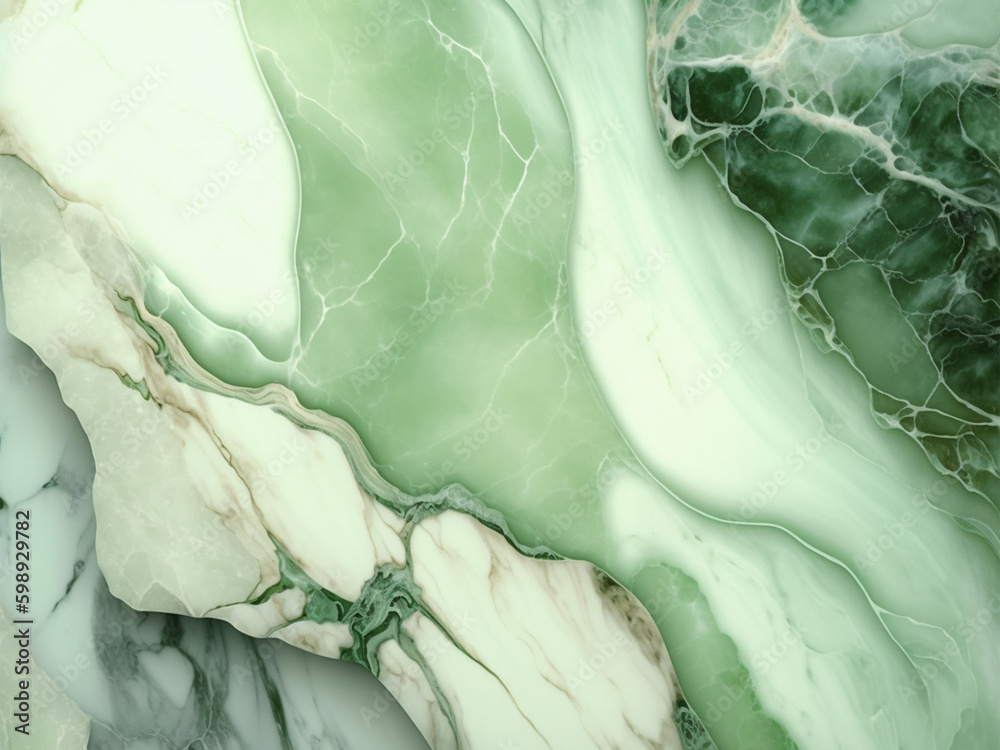 Beautiful sage green and white color of marble stone texture. Alcohol ...