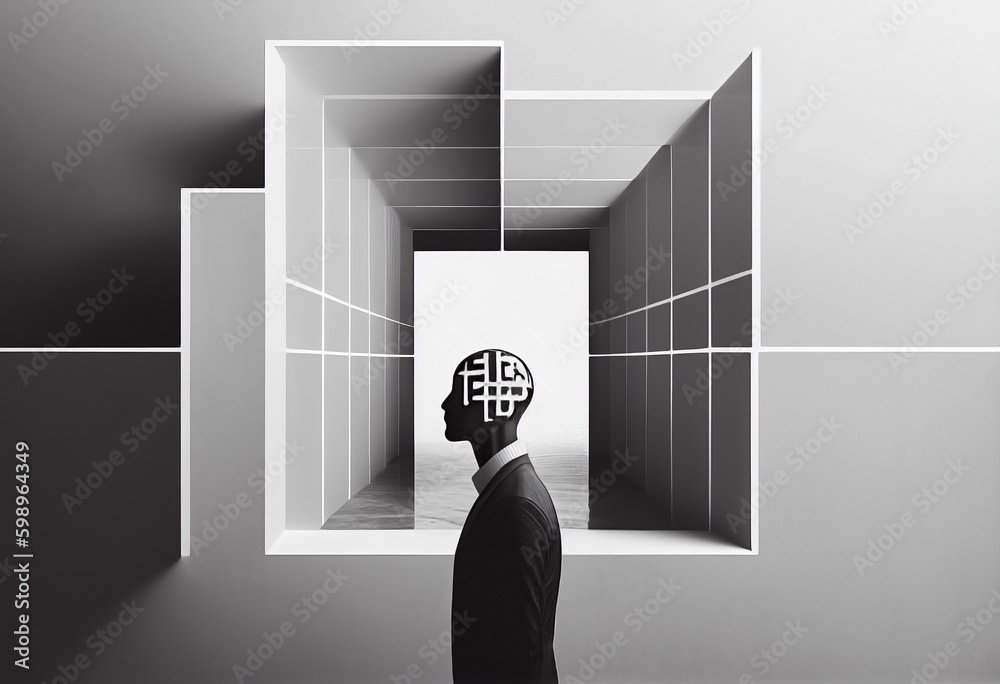 Mind deconstructing to adapt to the environment. Fragmented thinking ...