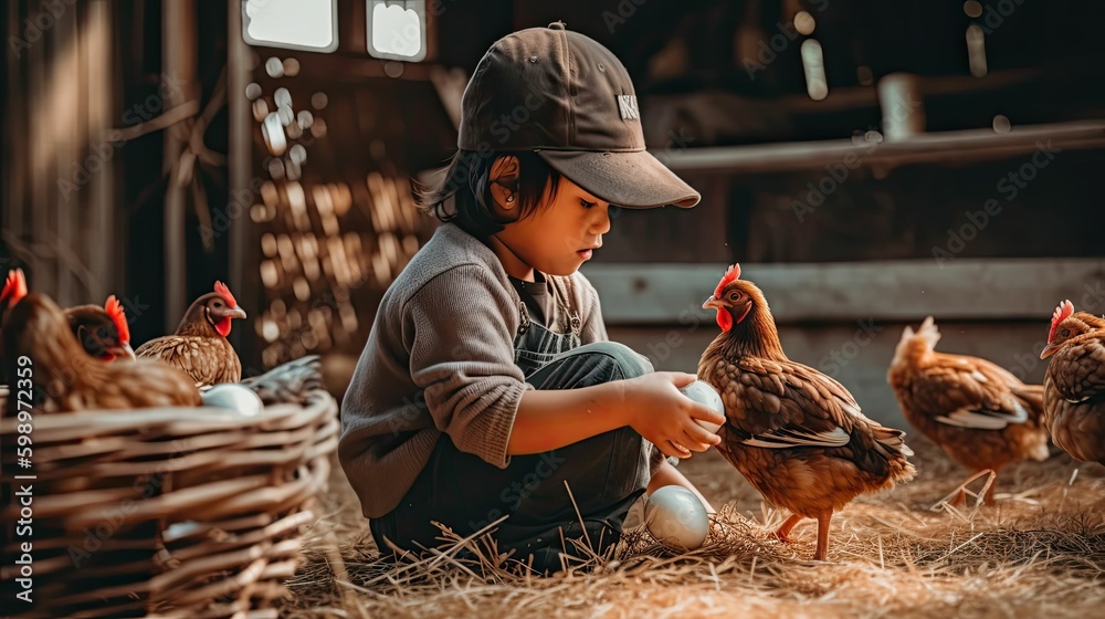 Farm Fun: Children Playing and Exploring on the Farm by Generative AI ...