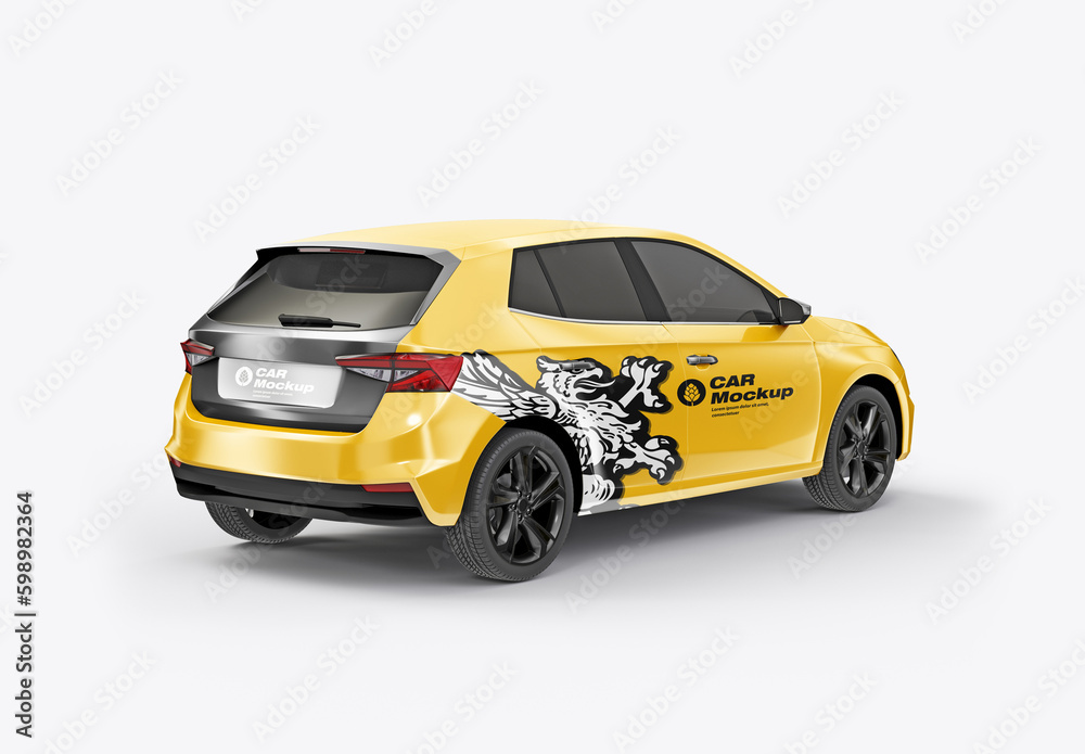 Car Wrap Mockup Stock Template | Adobe Stock