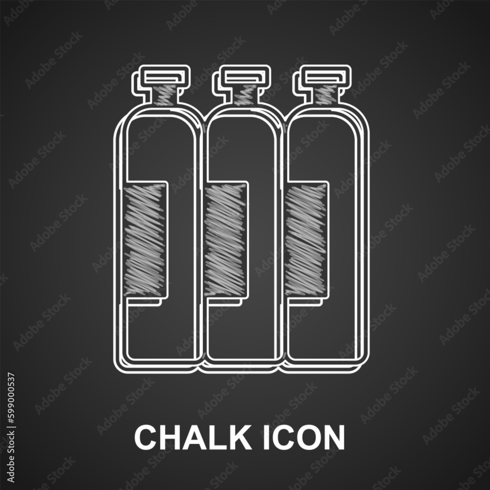 Chalk Industrial gas cylinder tank for all inert and mixed inert gases ...