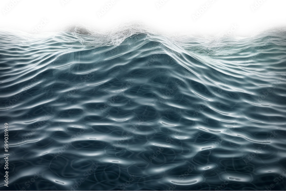 Water surface wave ripple on a transparent background. cut out png ...