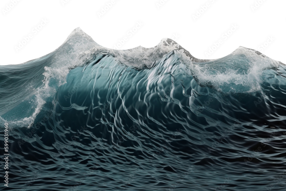 Water surface wave ripple on a transparent background. cut out png ...