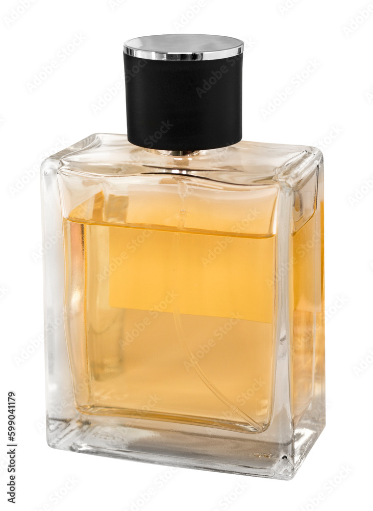 Perfume bottle mockup on a transparent background. perfume spray ...