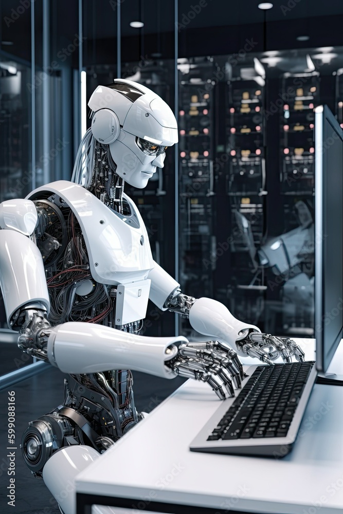 artificial intelligence ai machine learning avatar generative ai Stock ...