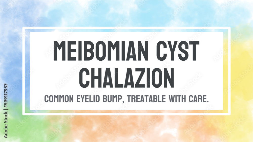 Meibomian Cyst Chalazion Inflammation Of The Eyelid Caused By A
