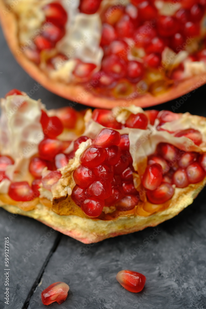 Red pomegranate, is thought to have originated in Iran, but has long ...