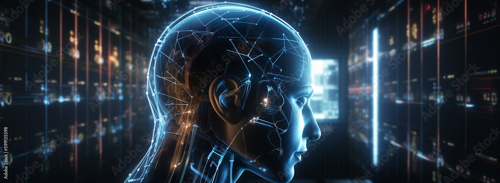 AI technology. Digital transformation, new technologies, business ...