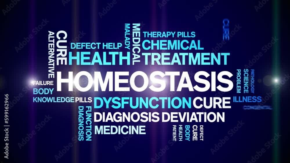 Homeostasis animated tag word cloud;text design animation kinetic ...