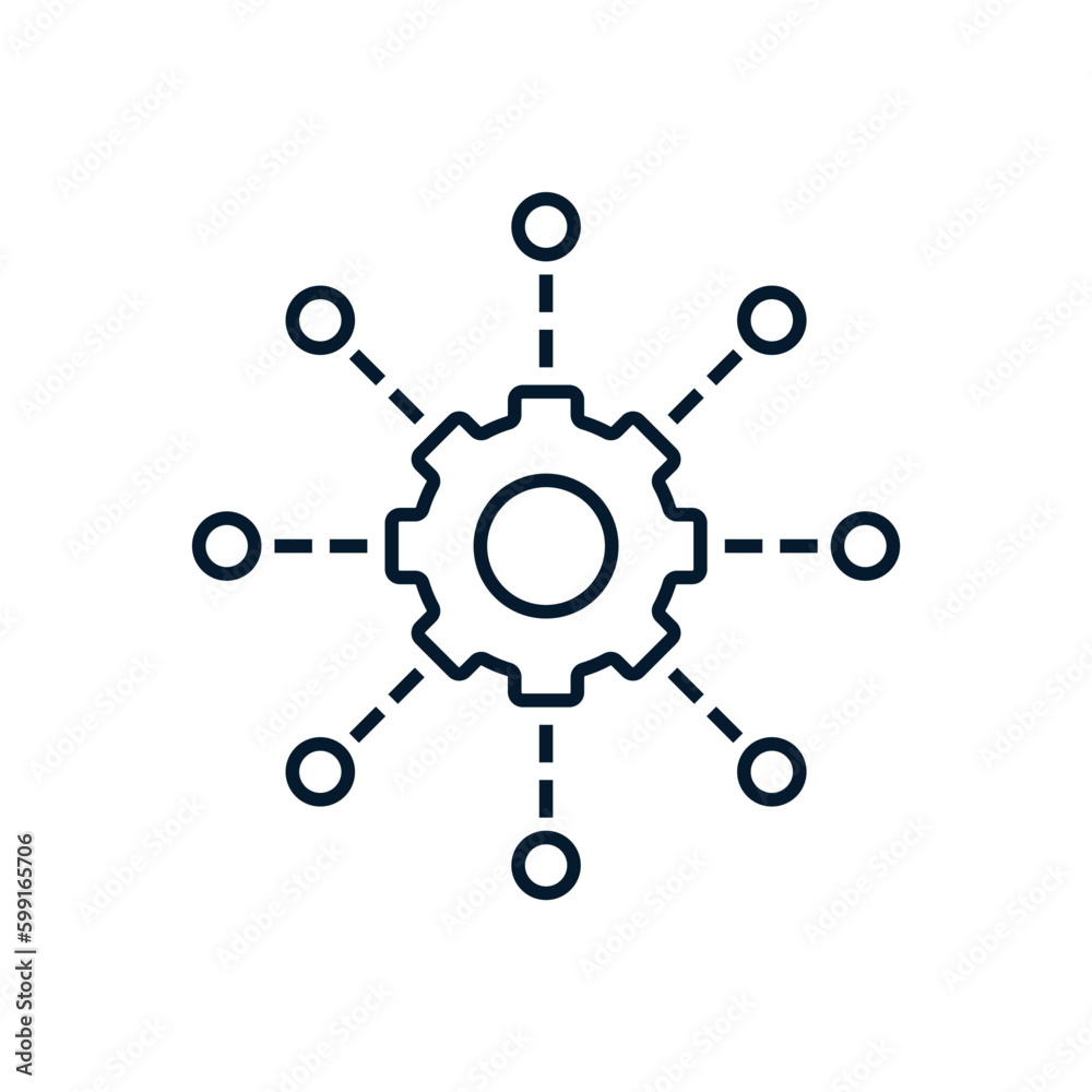 Software Testing Automation Concept Project Management Vector Icon