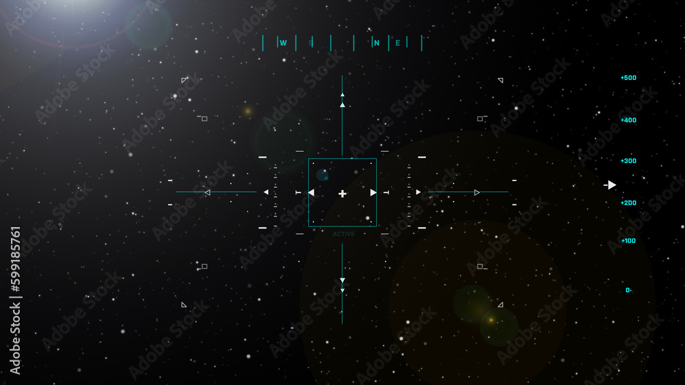 Satellite GPS motion aerial analysis element. User Interface. Aerospace ...