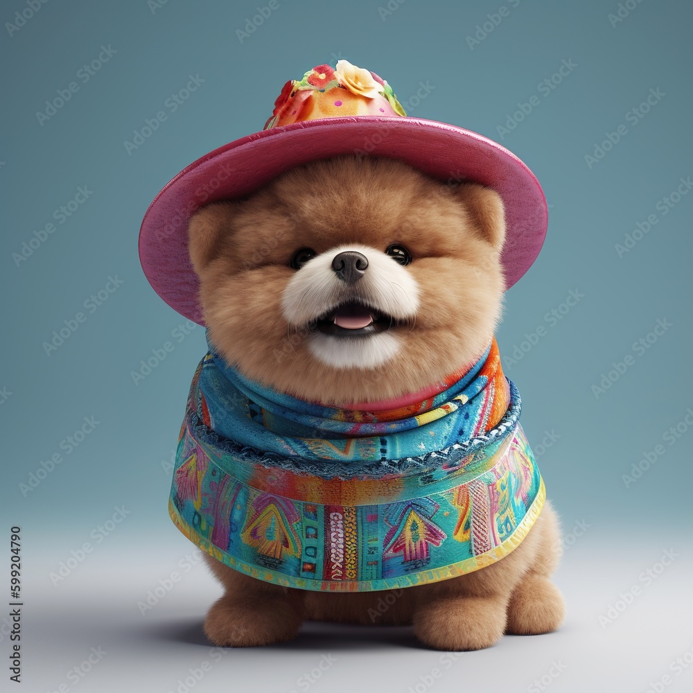 Celebrity and Pop Culture inspired photograph featuring a Red Chow Chow ...