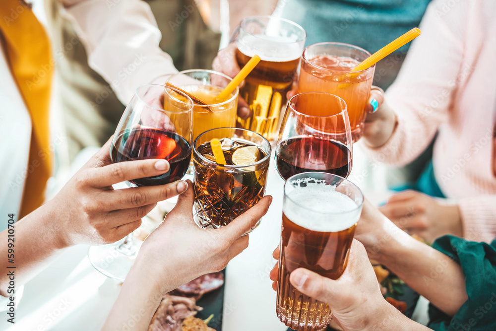 Guys Drinking And Hanging Out