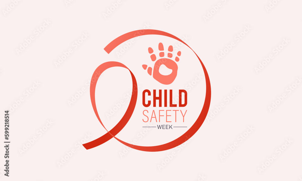 Child safety week awareness month concept observed in every year 6th ...