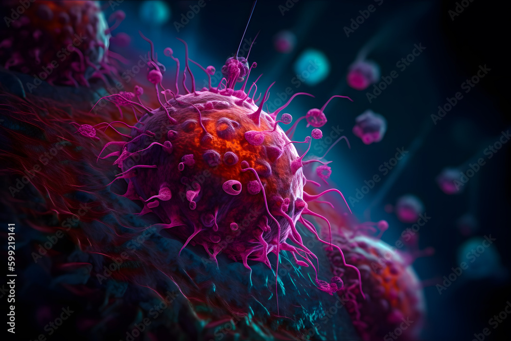 The virus is introduced through the cytoplasm into the cell of a living ...