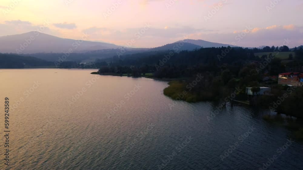 Lake Tzirahuen in Michoacán, Mexico, captivates with its natural beauty ...