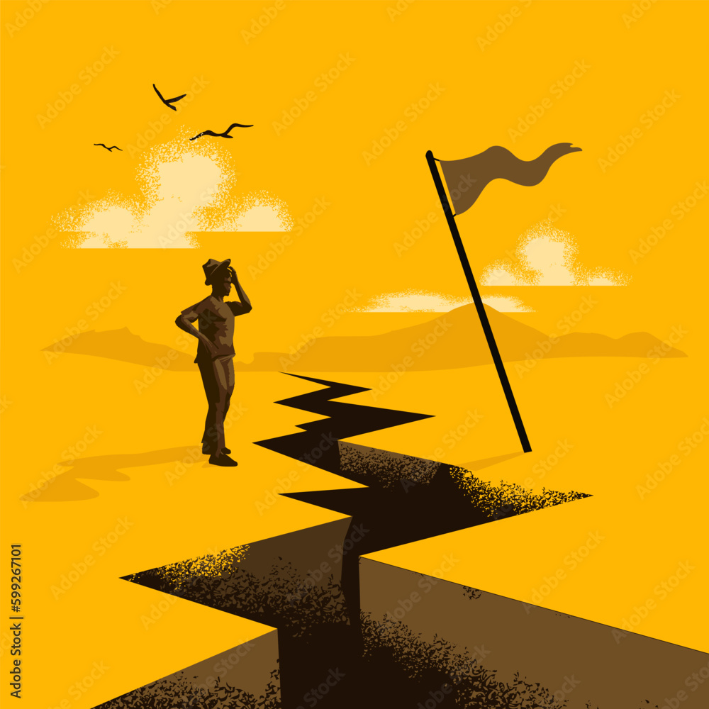 A businessman has to overcome a tough problem and obstacles to reach ...