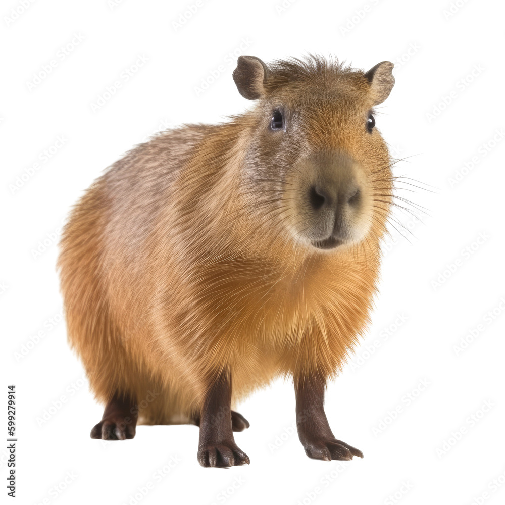 capybara transparent background, png Stock Illustration | Adobe Stock