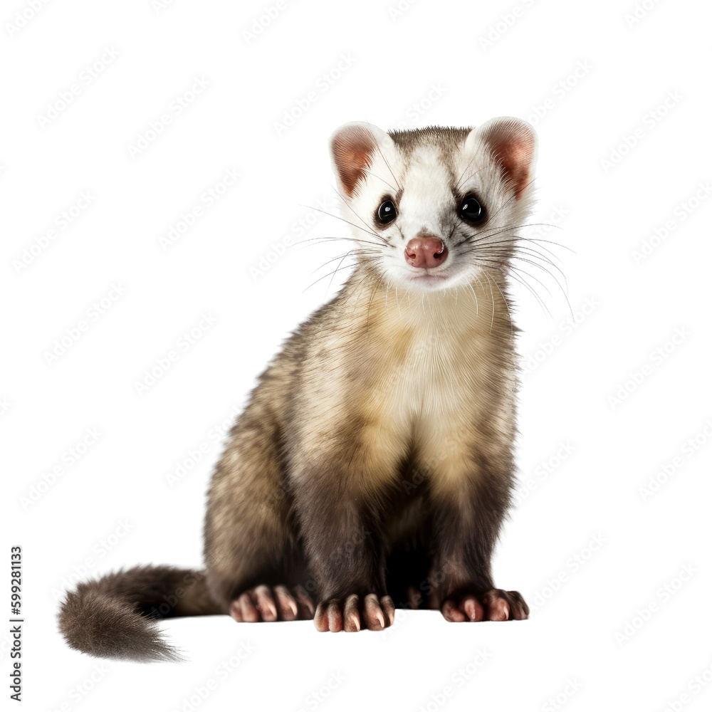 ferret transparent background, png Stock Illustration | Adobe Stock