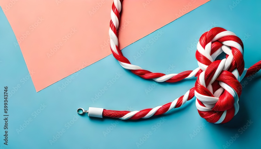 Ilustrace „Unity in Diversity: Artistic Composition of Red and White ...