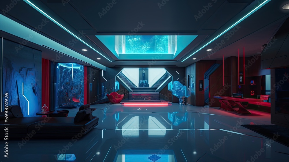 Modern LED mansion for a real luxury feeling that everyone will envy ...