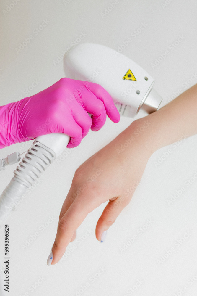Devices and tools for laser hair removal and cosmetology lie in the ...