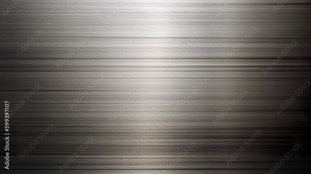Abstract brushed stainless steel graphic wallpaper. Silver metal ...