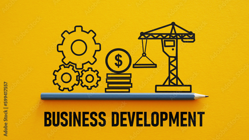 Business Development is shown using the text and picture of the ...
