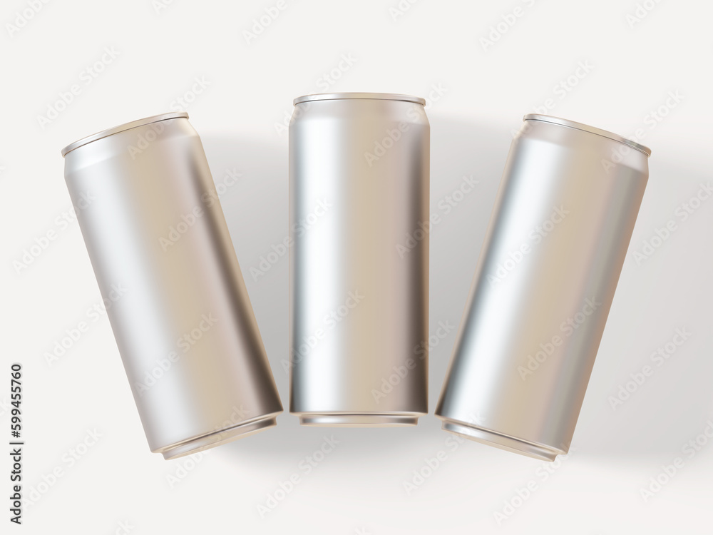 packaging for soda drinks that have been made realistically using 3D ...